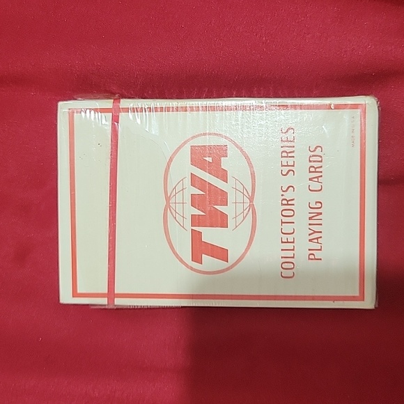 Games | Vintage Twa Collectors Series Playing Cards Boeing 77 1959 ...
